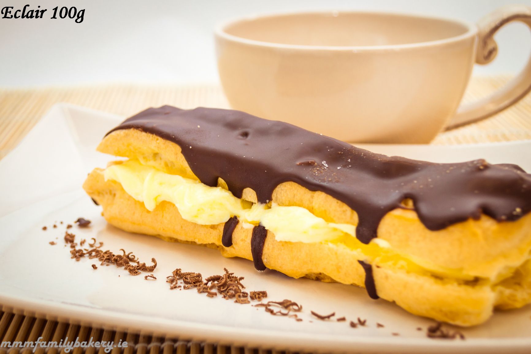 Eclair - MMM Family Bakery Castlebar